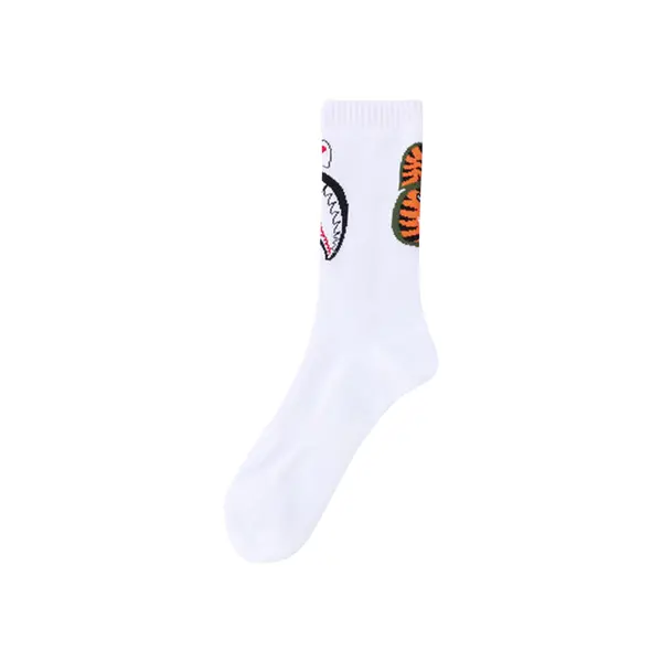 BAPE Shark Crew Socks - White
