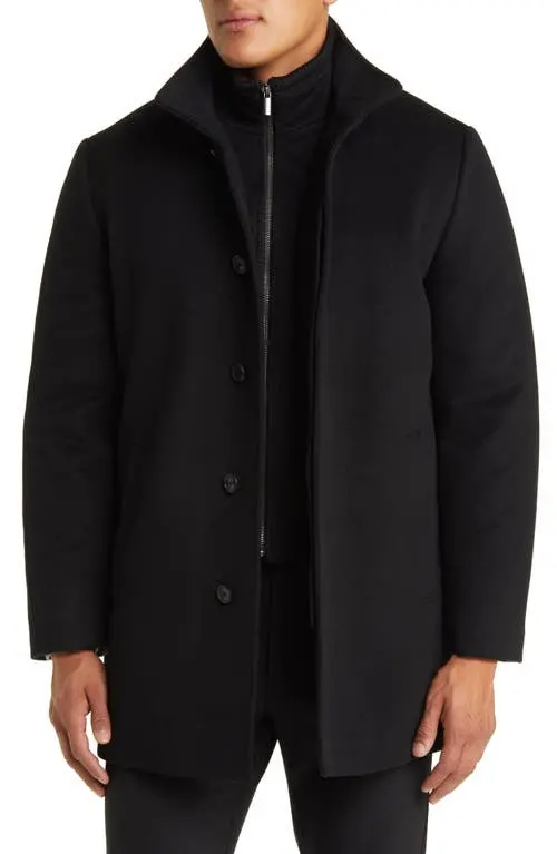 Cardinal Of Canada Mont Royal Insulated Wool & Cashmere Jacket - Black