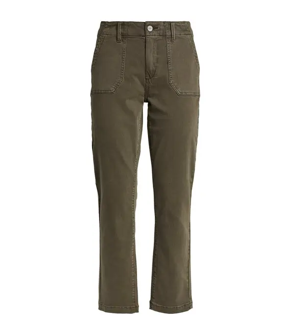 Paige Mayslie Straight Jeans - Green