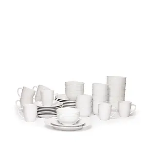 MIKASA Mikasa Spiral 40 Piece Dinnerware Set - White | Editorialist