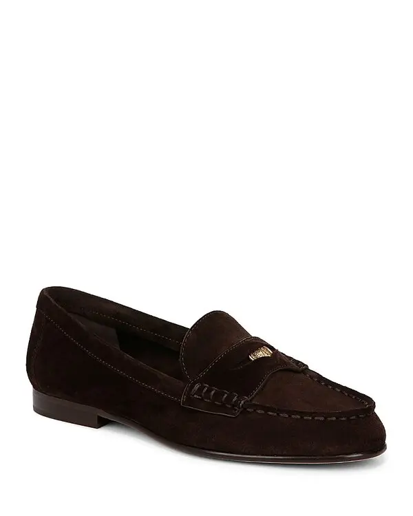 Veronica Beard Penny Slip On Loafer Flats - Espresso