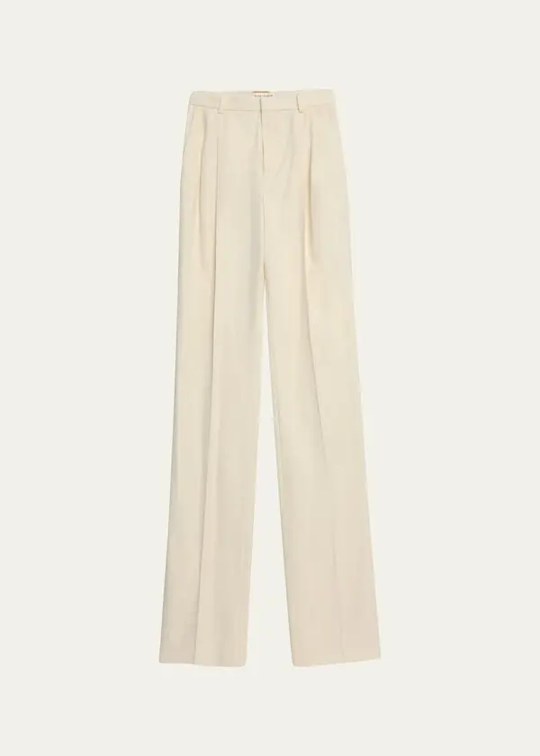 Saint Laurent Wide-leg Suiting Trousers