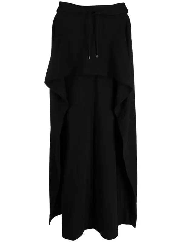 Saint Laurent Asymmetric Cotton Cape