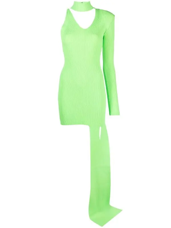 David Koma Asymmetric-hem Cut-out Minidress