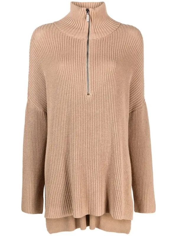 SOCIETE ANONYME Zip-up Chunky Knit Jumper