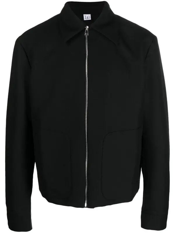 WINNIE N.Y.C Zip-up Wool-blend Shirt Jacket