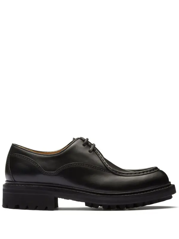 Church's Monteria Leather Derby Shoes - Black