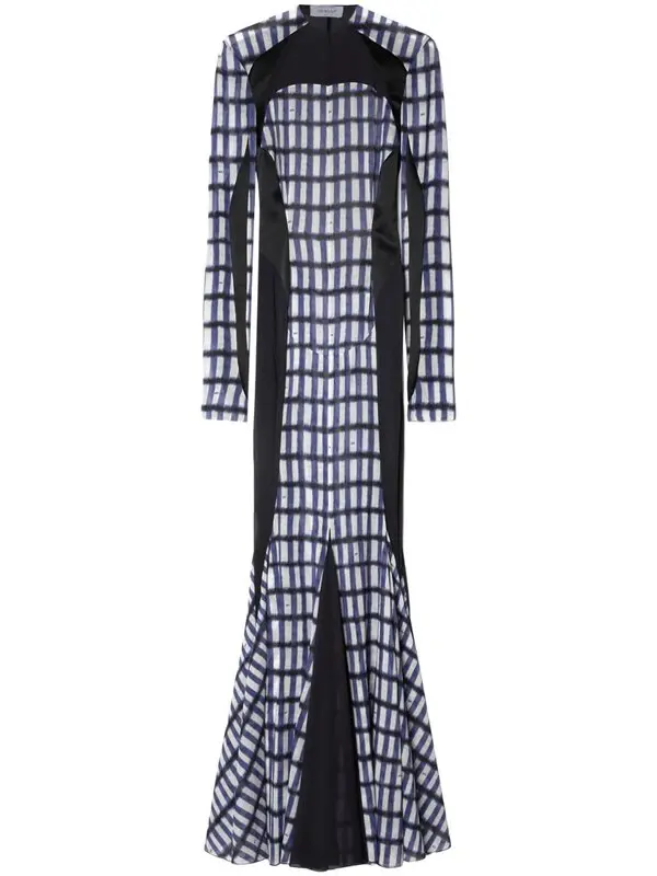 Off-White Geometric-print Maxi Dress