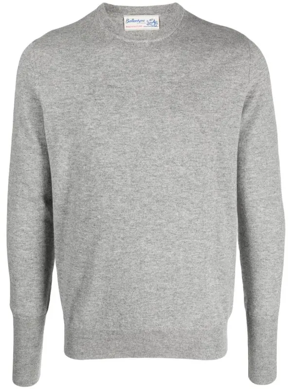 BALLANTYNE Mélange-effect Cashmere Jumper