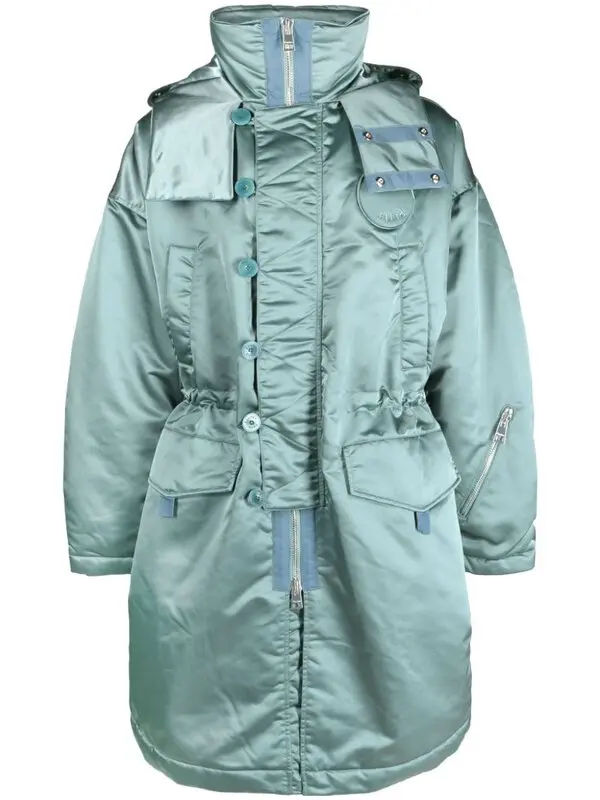 ÉTUDES STUDIO Lutece Logo-patch Hooded Coat