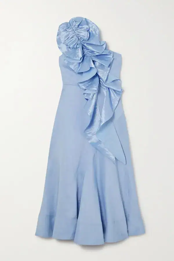 adelia ruffled midi dress Adelia Ruffle Midi Dress-LIGHT SKY BLUE / 4