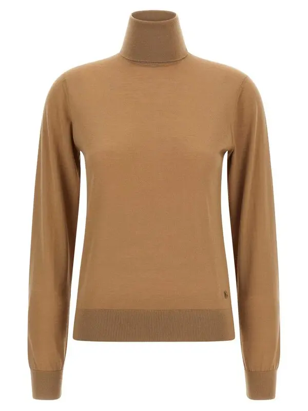 Dolce & Gabbana Cashmere Turtleneck Sweater - Beige