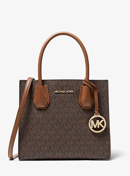 Michael Kors Mercer Medium Accordion Crossbody Bag - Brown
