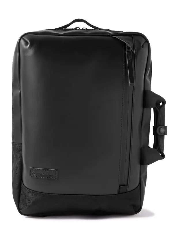 MASTER-PIECE CO Slick Cordura® Ballistic And Leather Backpack