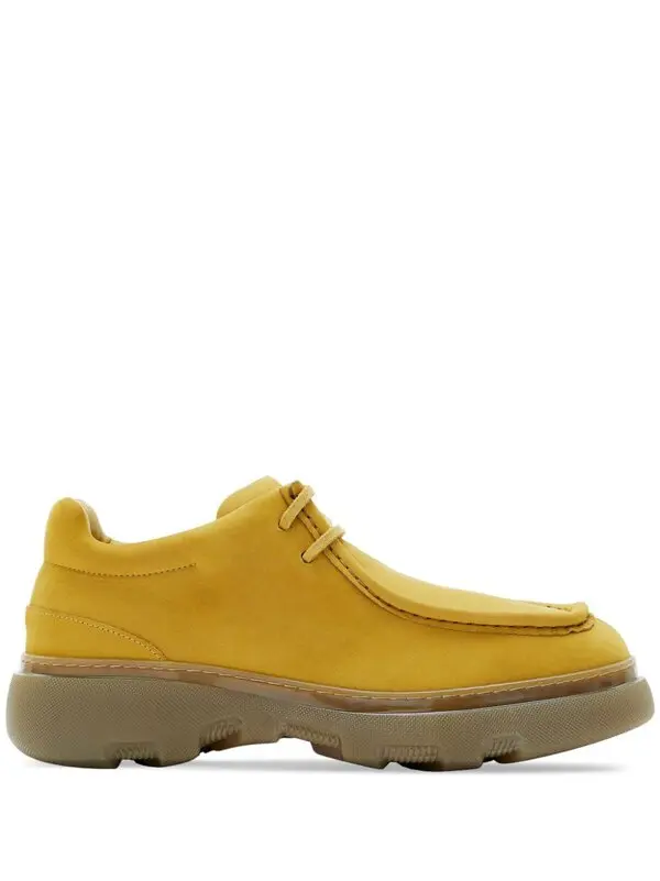 Burberry Suede Derby Shoes