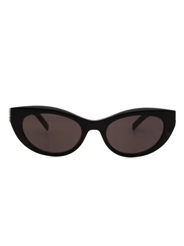 Saint Laurent Logo Cat-eye Sunglasses