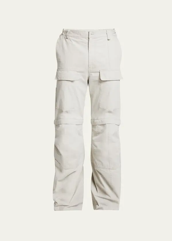 Balenciaga Flared Cargo Pants Lt.beige Editorialist