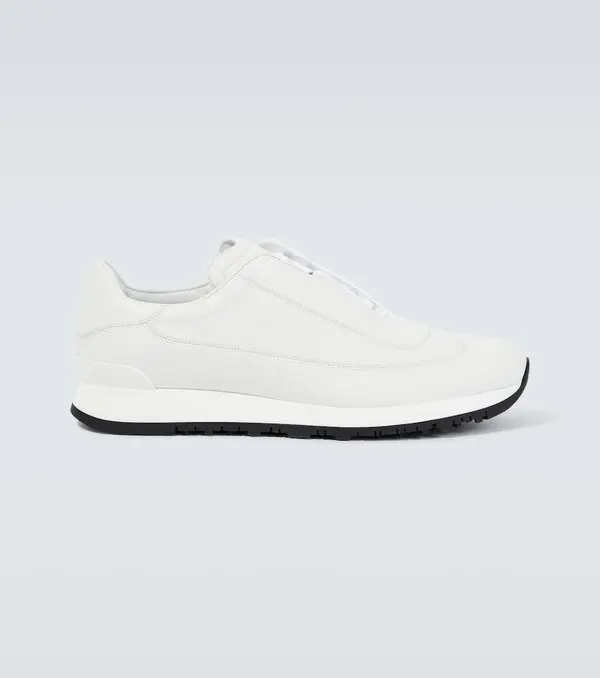 John Lobb Foundry Ii Leather Low-top Sneakers