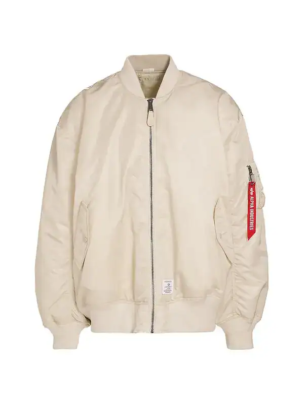 Alpha Industries Gen Ii Ma-1 Blood Chit Flight Jacket - Limestone ...