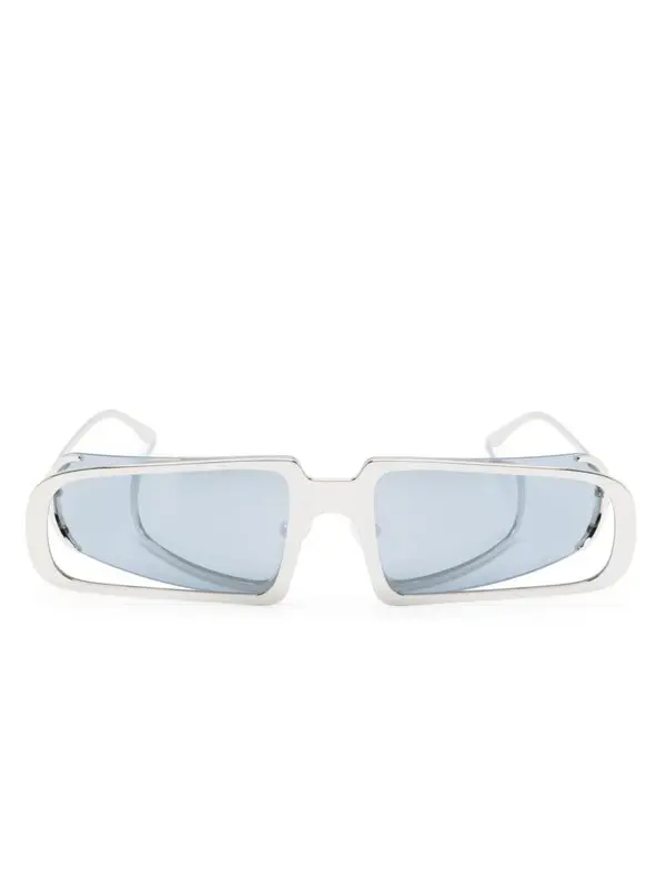 Henrik Vibskov Oversized Sunglasses - Silver