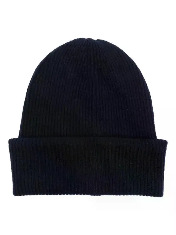 LISA YANG Ribbed-knit Cashmere Beanie - Blue