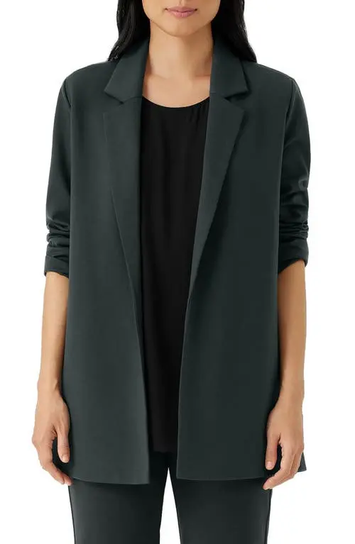 Eileen Fisher Longline Blazer - Ivy