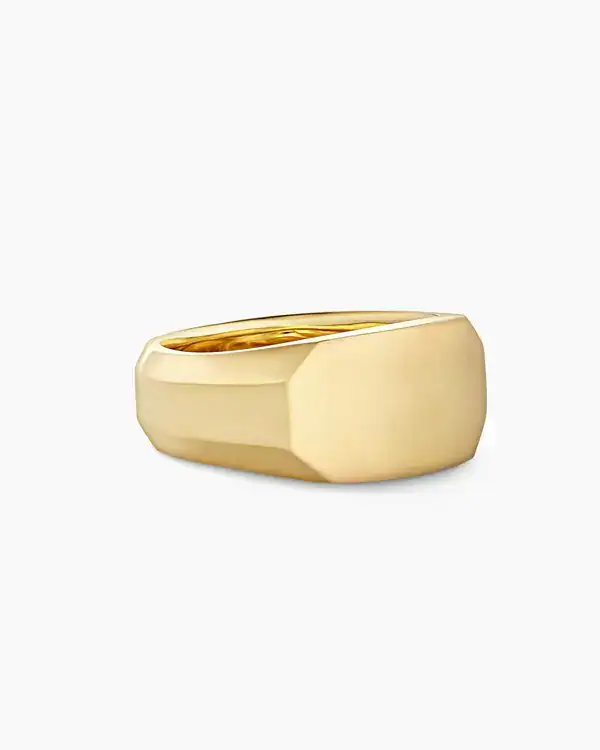 David Yurman Streamline® Cigar Band Ring In 18k Yellow Gold, 10.5mm ...