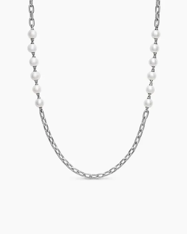 David Yurman Dy Madison® Chain Necklace - Pearl