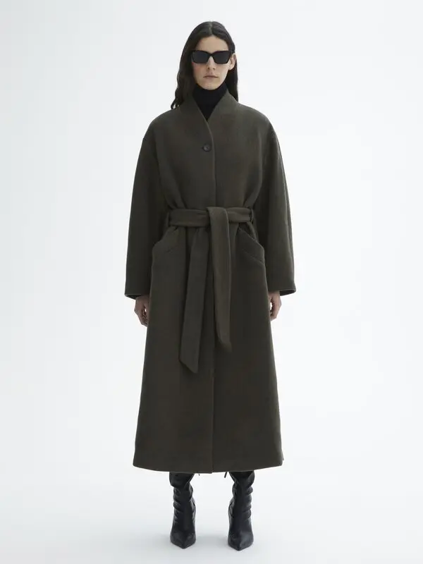 HOUSE OF DAGMAR Oversize Belted Coat