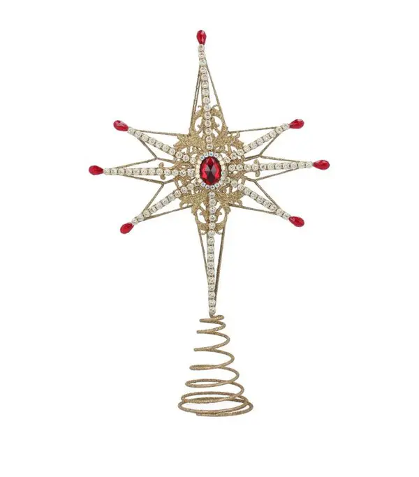 GISELA GRAHAM Star Tree Topper - Multi | Editorialist