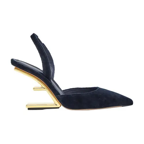 Fendi First Slingbacks - Beige | Editorialist
