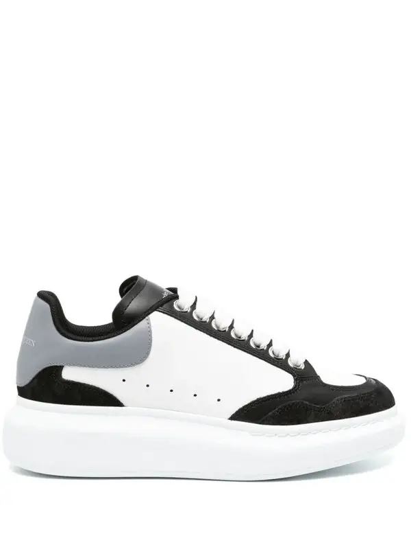 Alexander Mcqueen Oversize Sneakers In White, And Grey In Black