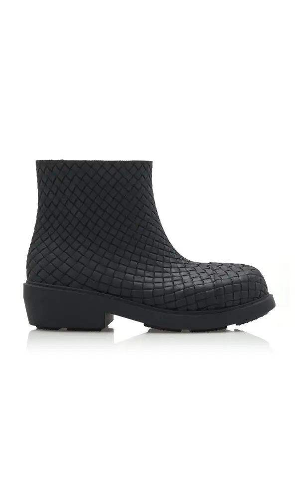 Bottega Veneta Fireman Rubber Boots - Black