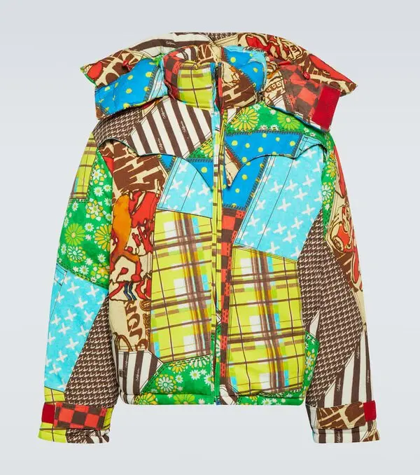 ERL Printed Cotton-blend Down Jacket - Multicoloured