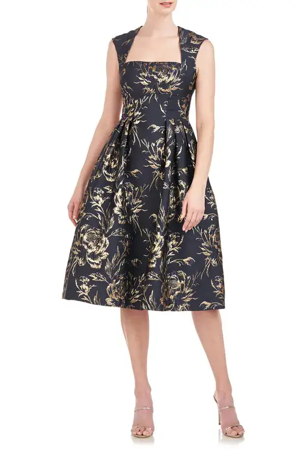 white christmas dresses Dariana Cocktail Dress – Kay Unger main image 0
