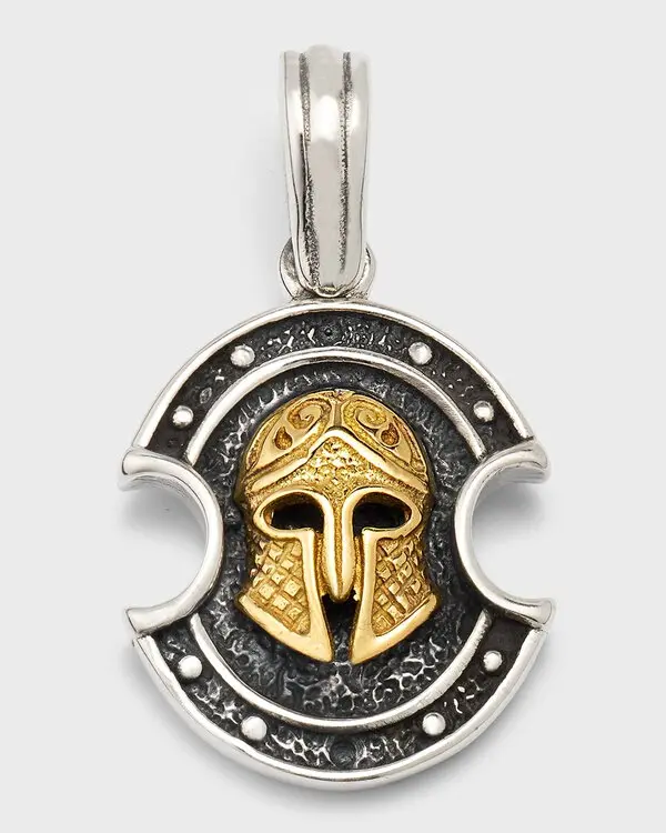 Konstantino Two-tone Shield Pendant - One-color