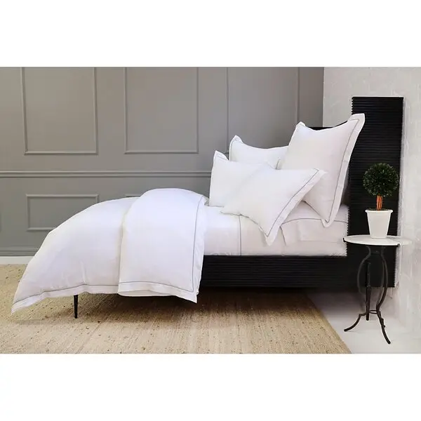 POM POM AT HOME Sheena Sateen Duvet Cover Set, Queen - Seaglass