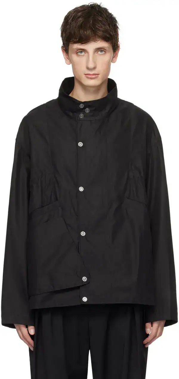 Kiko Kostadinov Black Meno Jacket In Crow Black - 44% Off 
