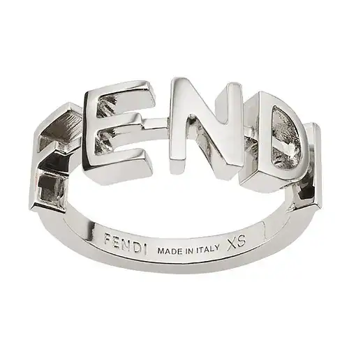 Fendi Graphy Ring - Argent | Editorialist