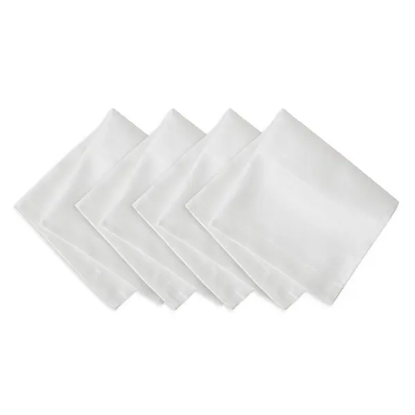 ELRENE HOME FASHIONS Denley Stripe Jacquard Napkins, Set Of 4 - White