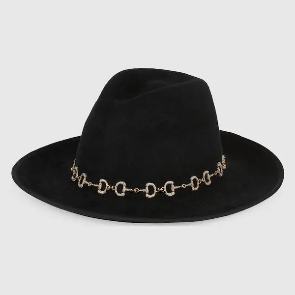 Gucci Wool Felt Hat - Black | Editorialist