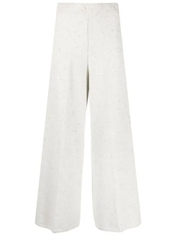 JOSEPH Flared Tweed Trousers