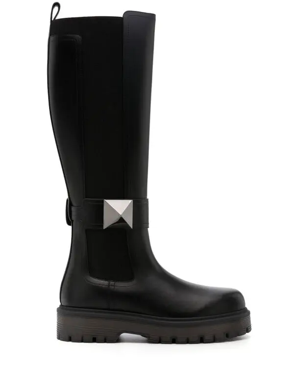 Valentino Garavani One Stud Knee-high Boots