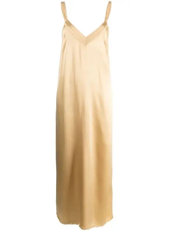 Raquel Allegra Mino Ombré Midi Dress
