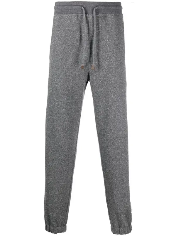 Brunello Cucinelli Mélange Track Trousers - Grey