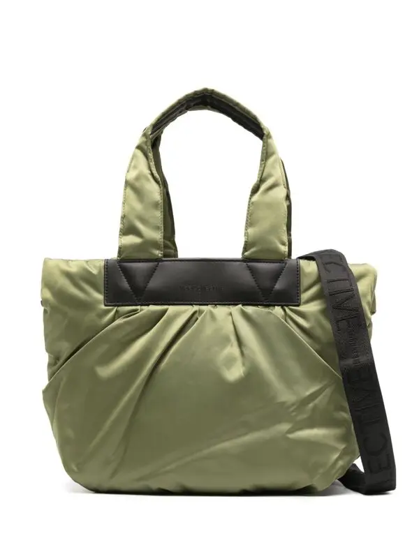 VEECOLLECTIVE Small Caba Logo-strap Tote Bag - Green