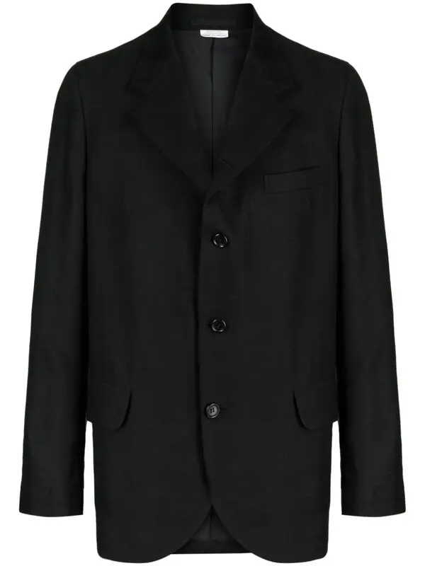 Comme Des Garçons Single-breasted Wool Blazer