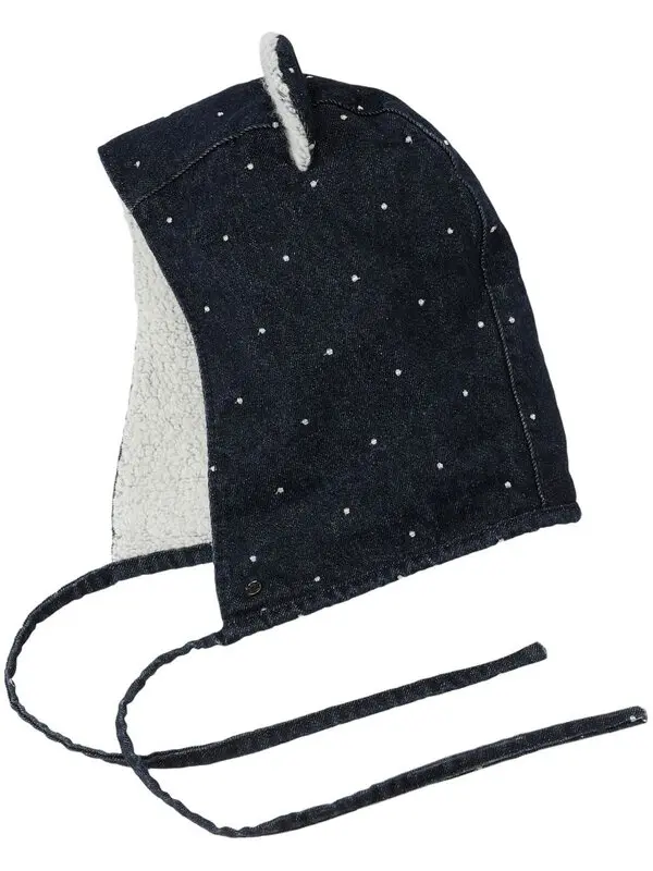 MAISON MICHEL Lara Denim Hood