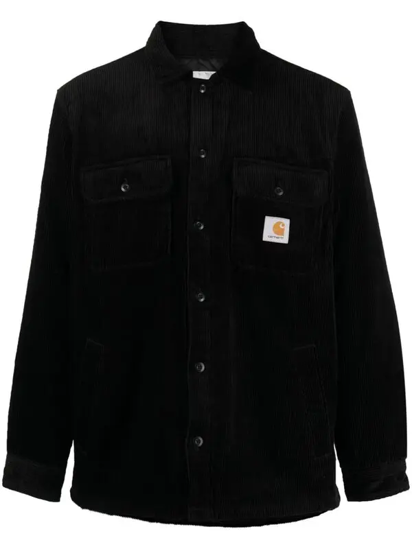 Carhartt Work In Progress Logo-patch Cotton Shirt Jacket