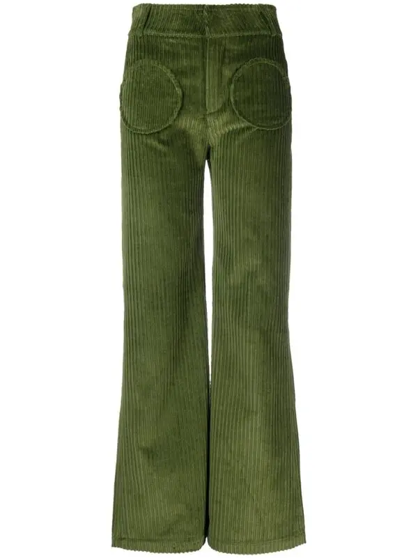 DESTREE Yoshitomo Corduroy Trousers - Green